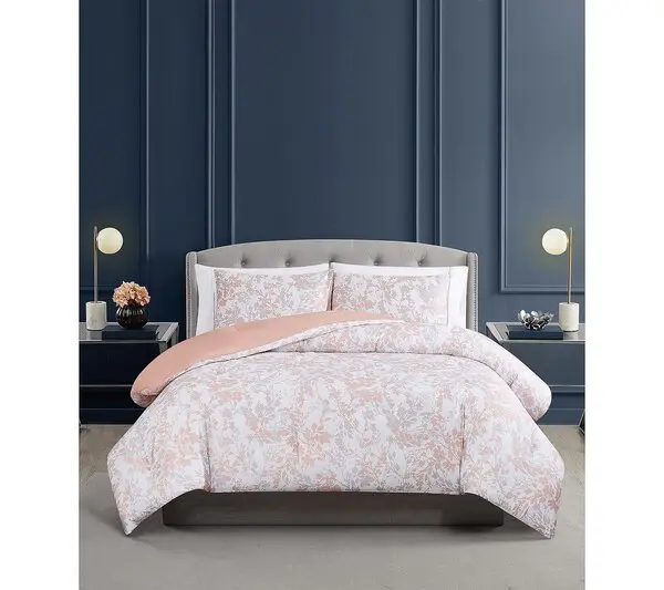 Vince Camuto Blossom Vines 3 Piece King Comfort Er Set