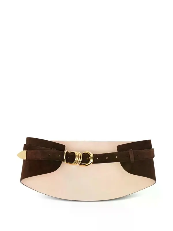 DEHANCHE Wide Waist Belt - Brown