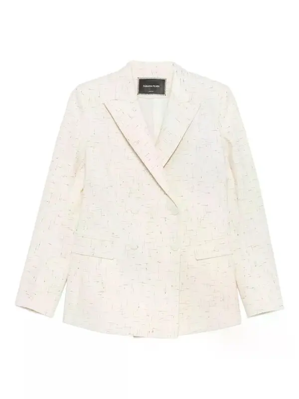 Fabiana Filippi Double-breasted Textured Blazer