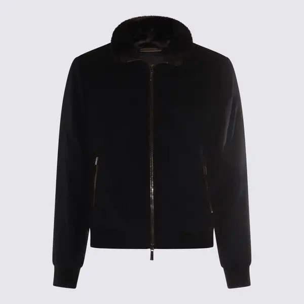 MOORER Wool Bellati Casual Jacket - Blu Grey