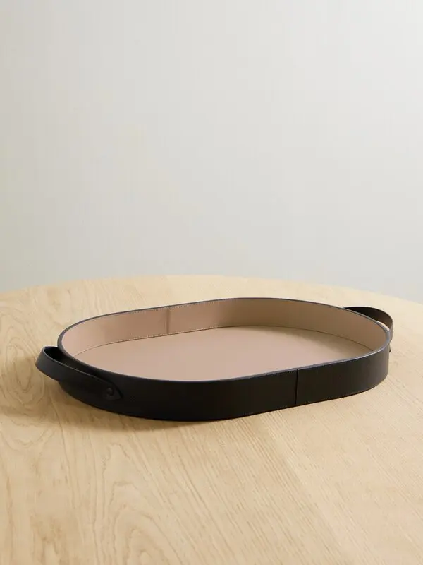 Smythson Panama Leather Tray