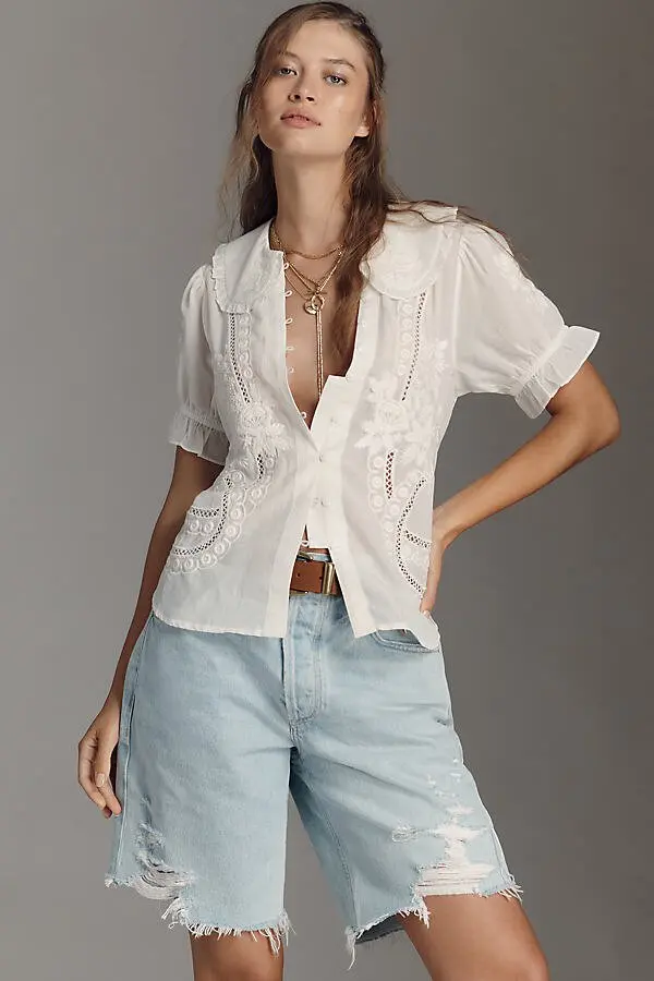 PILCRO The Keira Blouse