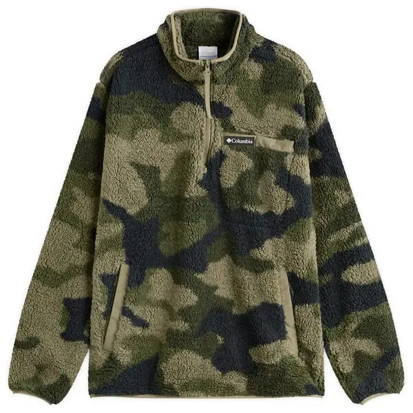 Columbia Rugged Ridge™ High Pile Half Zip Fleece - Stone Green Mod Camo