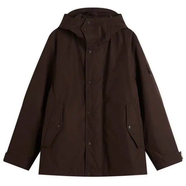 Stone Island Ghost Weatherproof Cotton Canvas Parka Jacket