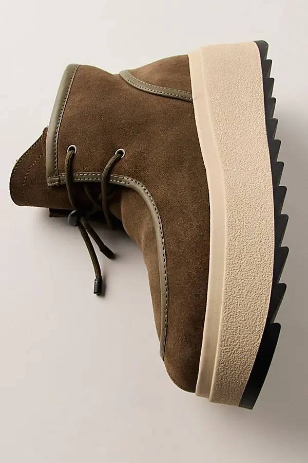 Ash Moca Platform Boots