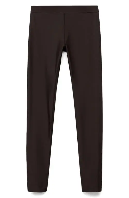 Mango Selection Zip Hem Leggings