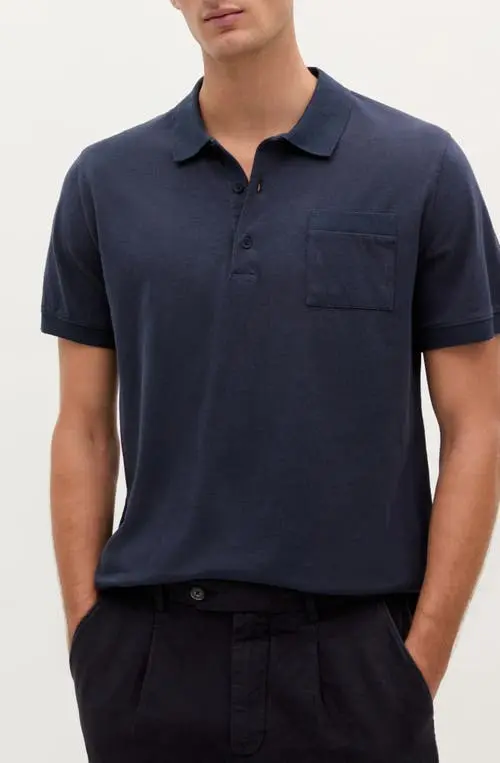 SCALPERS Icon Rustic Polo - Dark Blue
