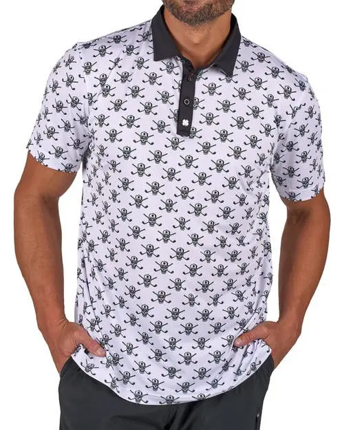BLACK CLOVER Spooky Polo - White