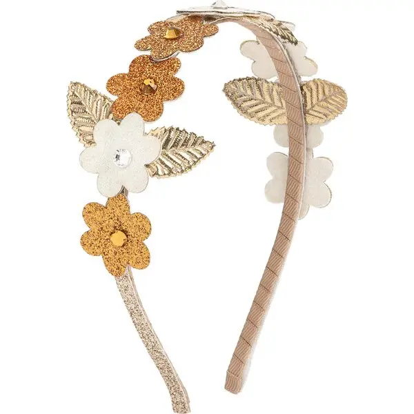 SWEET WINK Boho Floral Glitter Headband