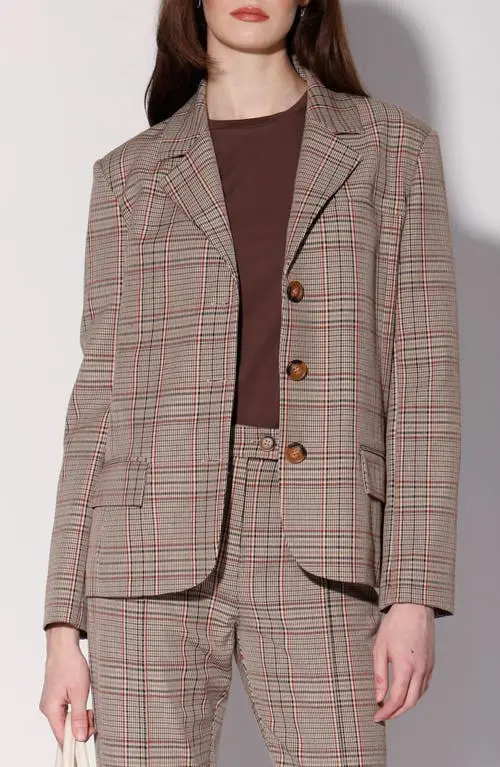 Walter Baker Stormi Plaid Blazer