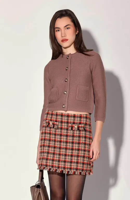 Walter Baker Fringe Mini Skirt