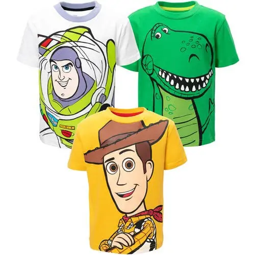 Disney Pixar 3-pack T-shirts - Buzz /rex /woody