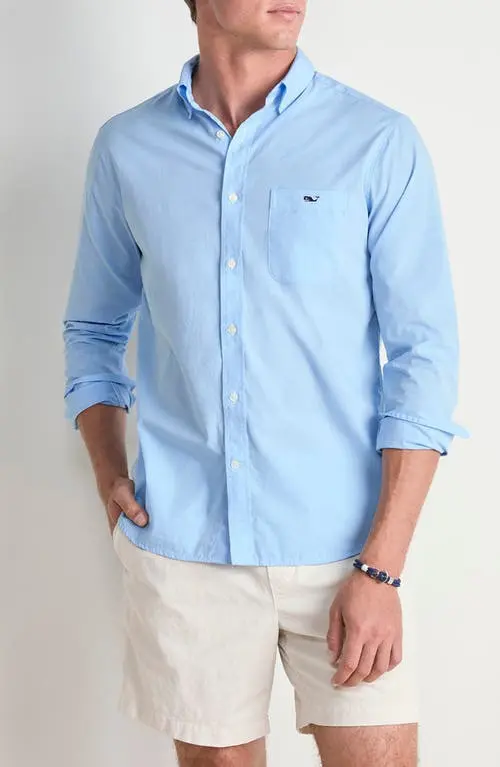 Vineyard Vines Shoreline Classic Fit Solid Stretch Cotton Button-down Shirt