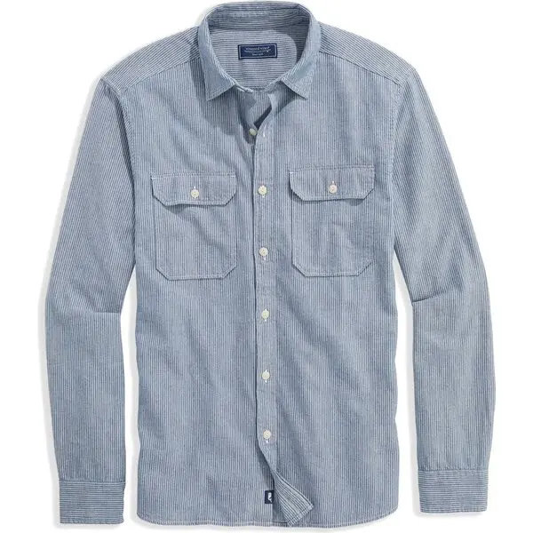 Vineyard Vines Montauk Indigo Stripe Button-up Shirt