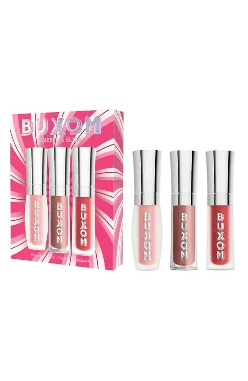 BUXOM Sweet As Suga 3-piece Plumping Lip Kit $45 Value