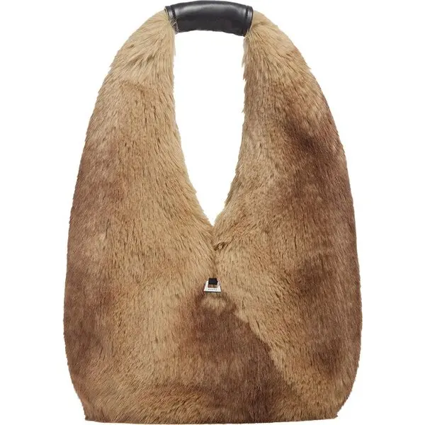 Apparis Colette Faux Mink Ring Bag - Blonde Mink