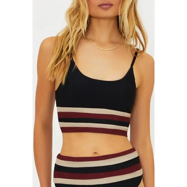 Beach Riot Mae Colorblock Bikini Top