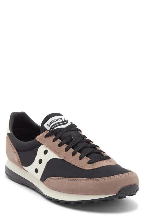 Saucony Trainer 80 Sneaker - Black/tan