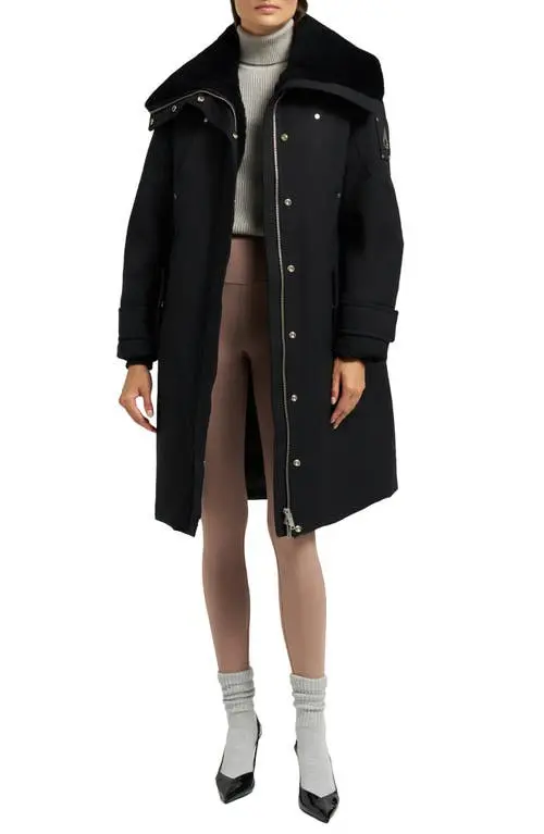 Moose Knuckles Original Storm Water Repellent Shearling Lined Down Parka