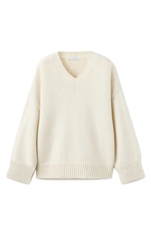 Mango Selection Chunky V-neck Sweater