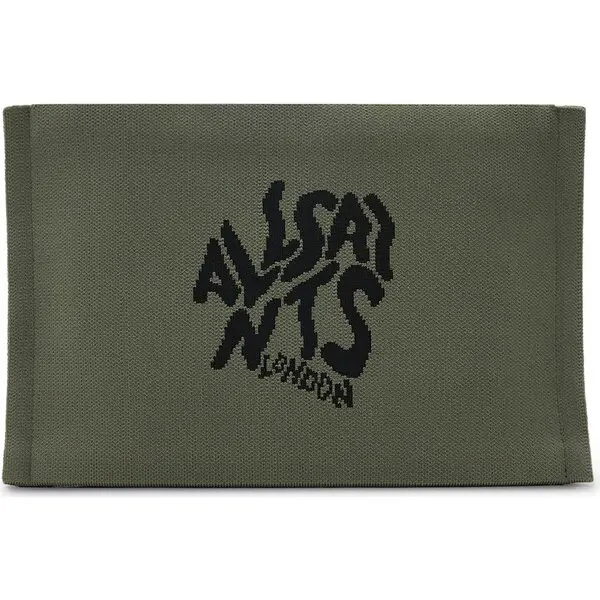 All Saints Izzy Orlando Clutch - Forest Green