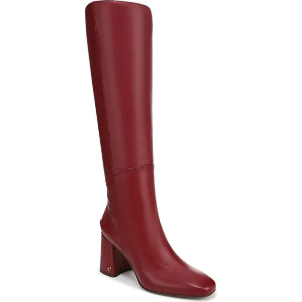 CIRCUS NY BY SAM EDELMAN Billie Knee High Boots - Dark Cherry