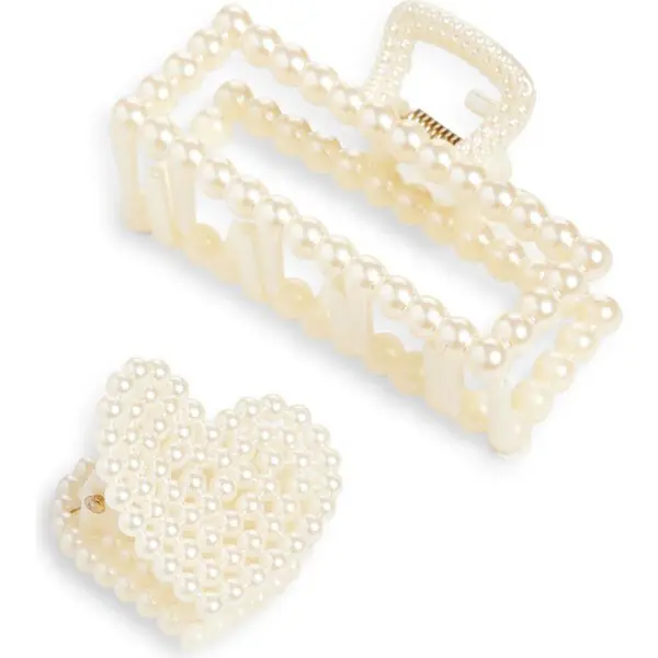 CARA 2-pack Faux Jaw Clips