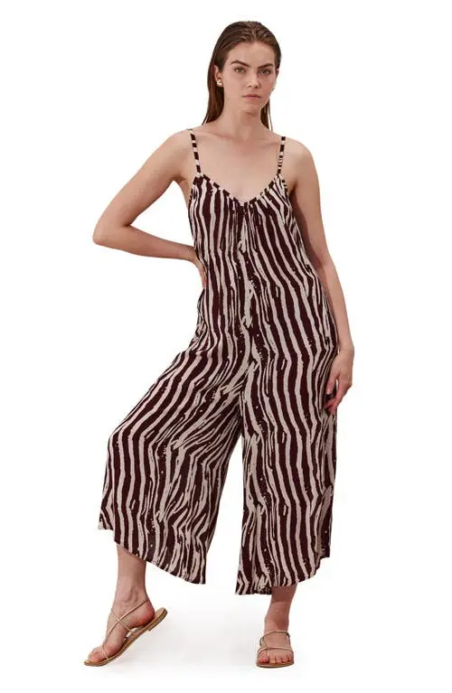 GOTTEX BEACH LIFE Solena Crêpe Oversized Jumpsuit Cover-up