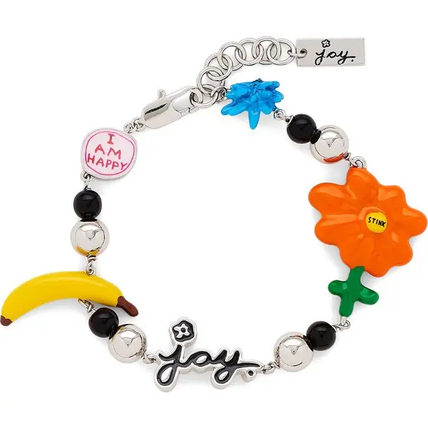 Marc Jacobs Joy Flower Station Bracelet - Silver/multi