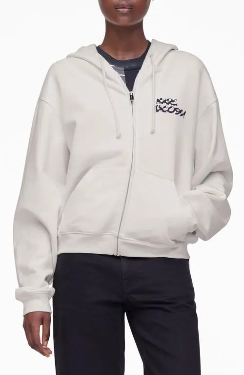 Marc Jacobs Patchwork Dice Zip Up Hoodie - White Multi