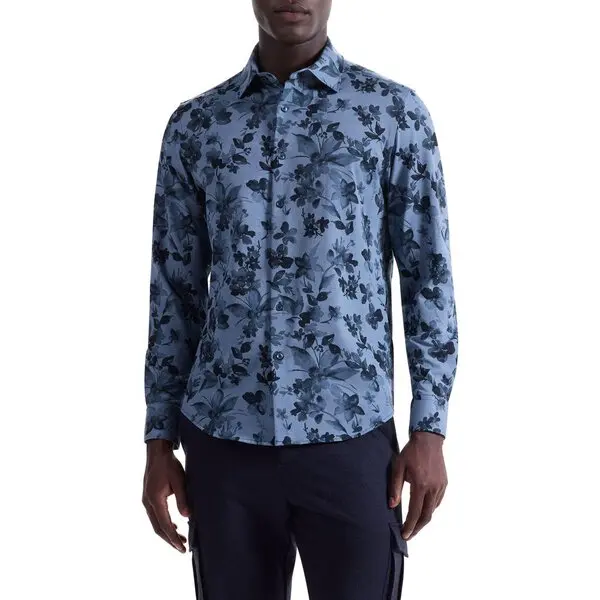 Bugatchi James Ooohcotton® Floral Button-up Shirt