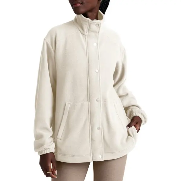 Beyond Yoga Explorer Fleece Jacket - Dove