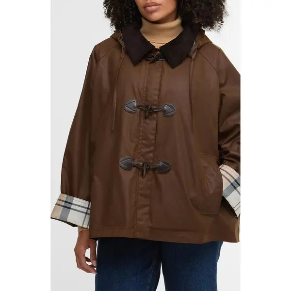 Barbour Myra Water Repellent Waxed Cotton Jacket