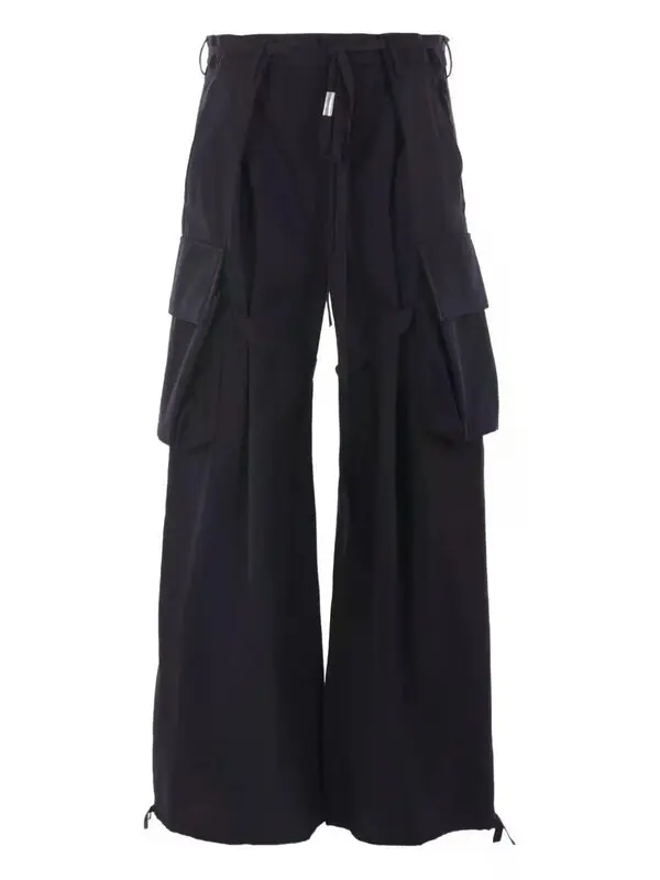 ANN DEMEULEMEESTER Cargo-pocket Wide Leg Trousers