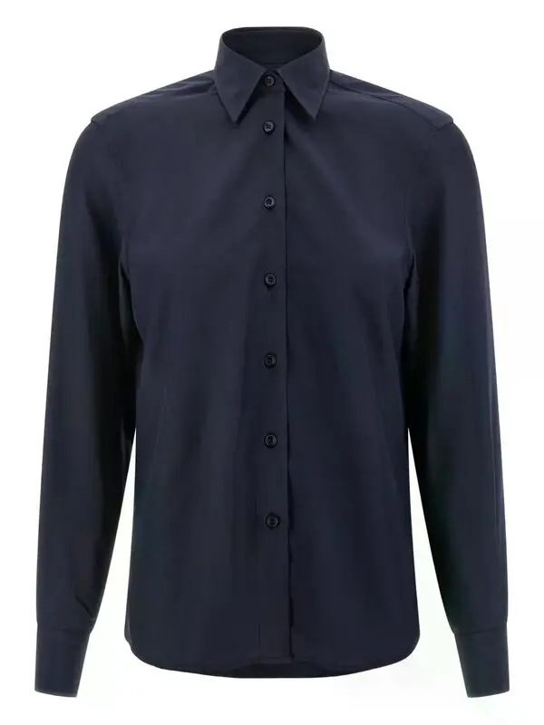 Brioni Button-cuffed Shirt - Blue