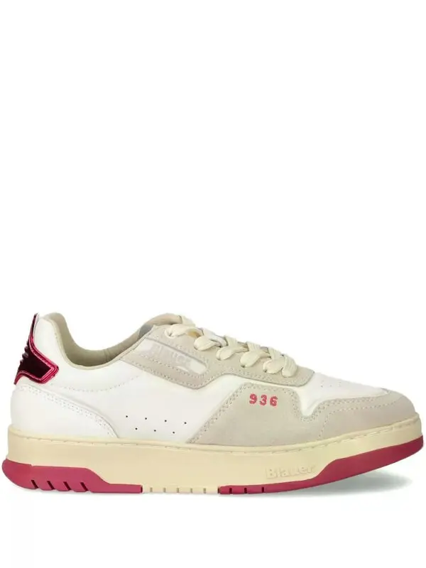 BLAUER. Panelled Lace-up Sneakers