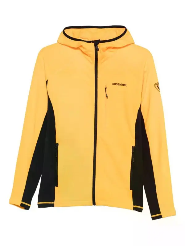 Rossignol Zip-up Hooded Jacket - Yellow