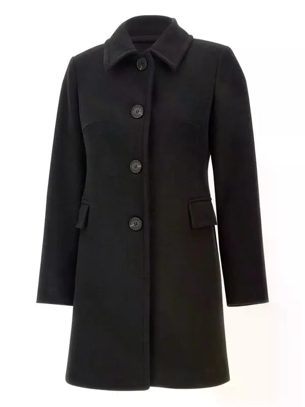 KAOS Single-breasted Flap-pocket Coat