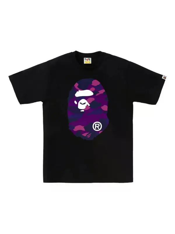 A BATHING APE® Camo-print Ape-head T-shirt