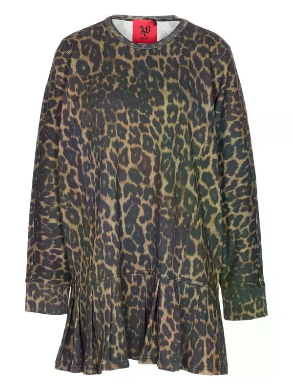ANIYE BY Leopard-print Mini Dress