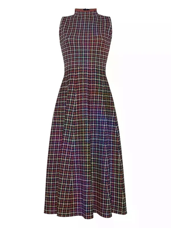 Cara Cara Brice Checked Midi Dress