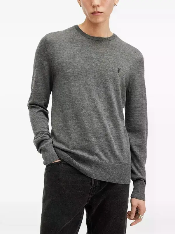 All Saints Merino Wool Jumper - Grey