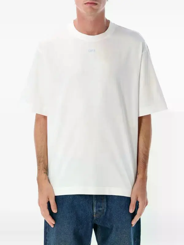 Off-White Arrow Stencil-print T-shirt - White