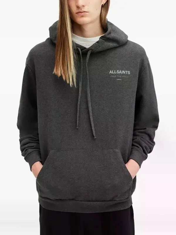 All Saints Underground Oth Hoodie - Grey