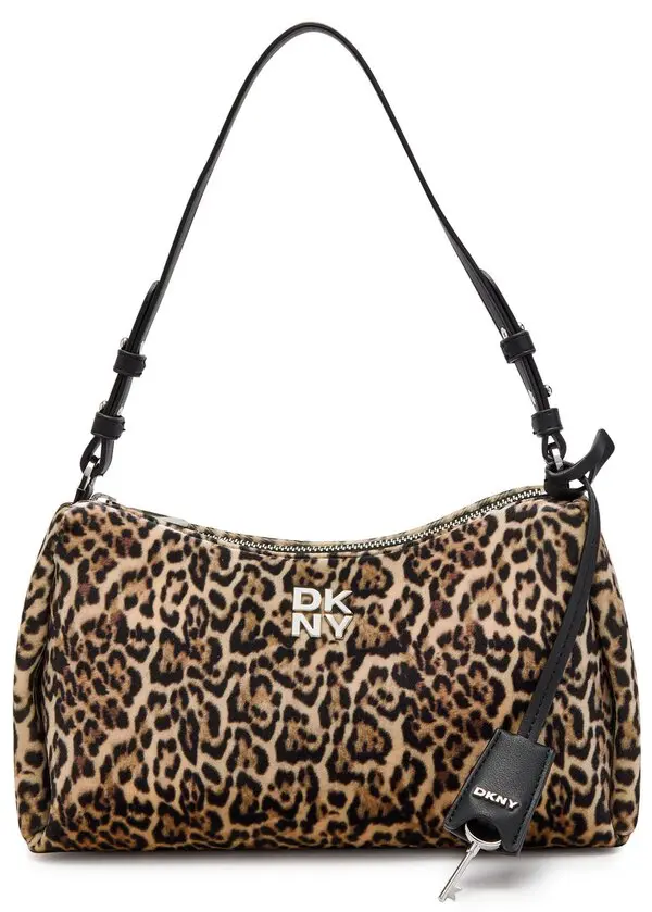 Dkny Remy Print Velvet Shoulder Bag