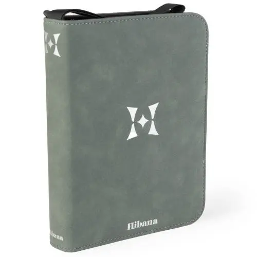 HIBANA Jewelry Storage Travel Edition Sage Zipper Binder