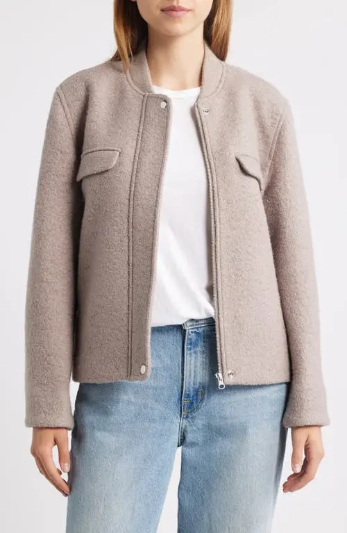 Rails Kinsley Wool-blend Bouclé Jacket - Mink