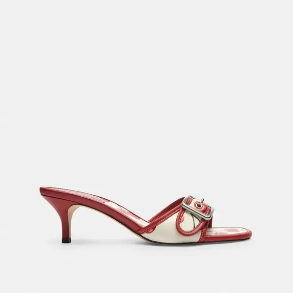 COACH® Margot Sandal With Cherry Print