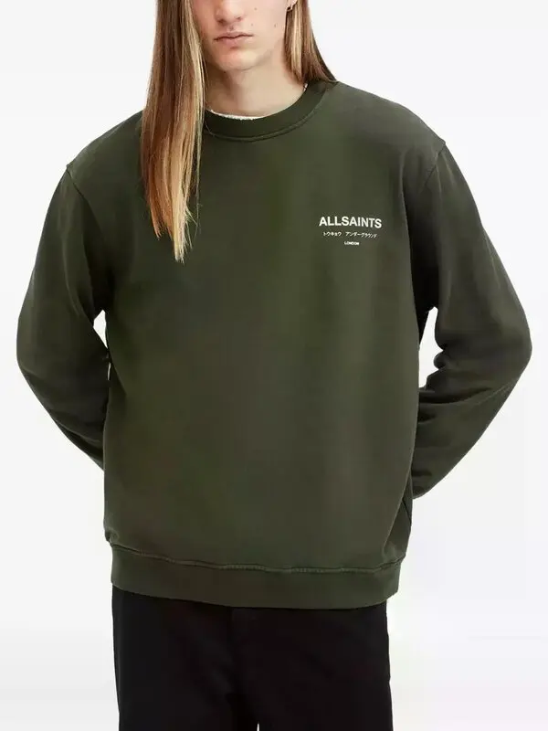 All Saints Logo-print Sweatshirt
