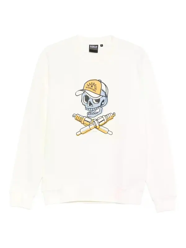BARBOUR INTERNATIONAL Graphic-print Crewneck Sweatshirt